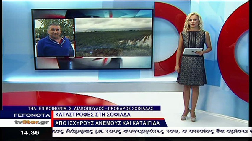 ΚΑΤΑΣΤΡΟΦΕΣ ΑΠΟ ΑΝΕΜΟΣΤΡΟΒΙΛΟ ΣΤΗ ΣΟΦΙΑΔΑ ΔΟΜΟΚΟΥ - STAR Κεντρικής Ελλάδας