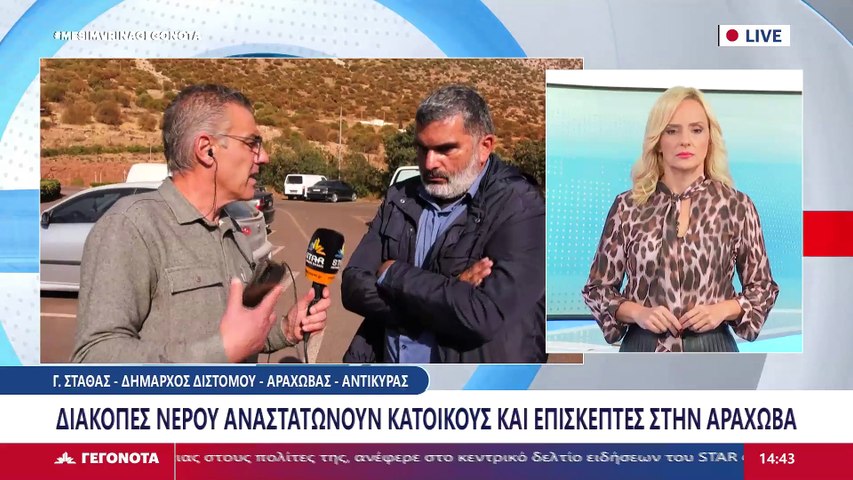 Ο Δήμαρχος Διστόμου - Αράχωβας - Αντίκυρας Γιάννης Σταθάς στο STAR ...
